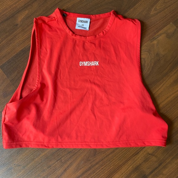 Gymshark | Tops | Gymshark Red Crop Tank | Poshmark